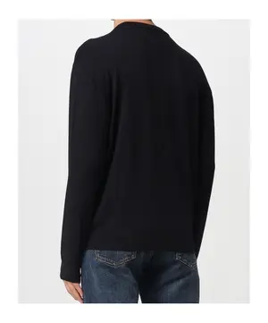 Armani Exchange Long-sleeved Knitted Shirt - Black
