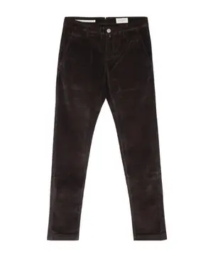 Jacob Cohen Slim Fit Corduroy Trousers - Dark Brown