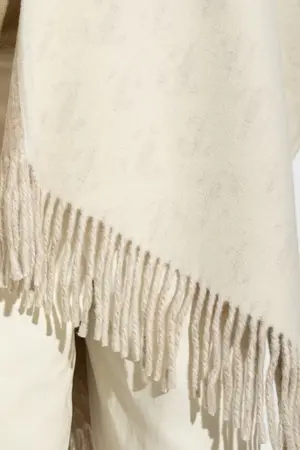 JIMMY CHOO Fringed Shawl