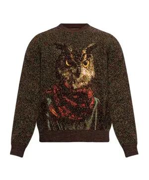 Etro Crew Neck Long-sleeved Sweatshirt - Brown