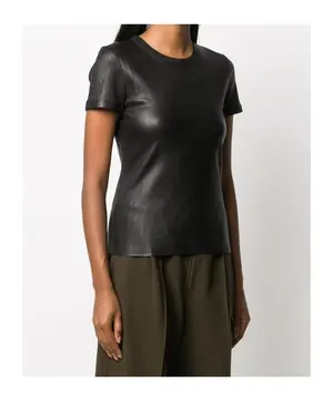 Stouls Short Sleeve Ribbed Crew Neck T-shirt