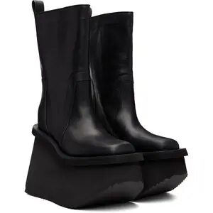 Rick Owens Tower Factory Platform Mid-calf Boots