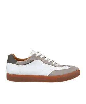 Ecco Soft 10 Leather Trainer - White