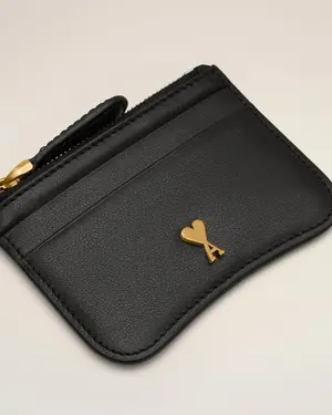 AMI Paris Zipper Card Holder