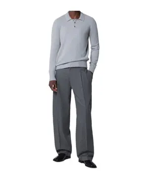 DRUMOHR Long-sleeved Polo Collar Sweater