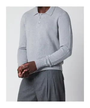DRUMOHR Long-sleeved Polo Collar Sweater