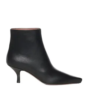 Paris Texas Rose Ankle Boots - Black