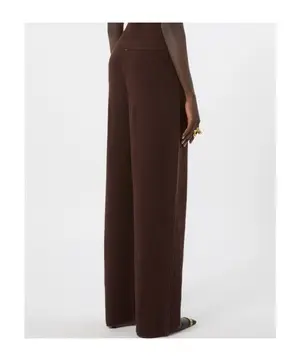 Sportmax Ribbed Knit Elastic Waist Casual Pants