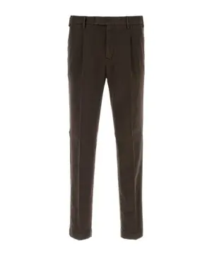 PT TORINO Casual Trousers With Belt Loops - Brown