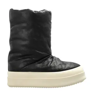 Rick Owens Platform Ankle Boots - Black