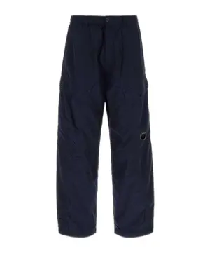 C.P. COMPANY Casual Trousers With Belt Loops - Black