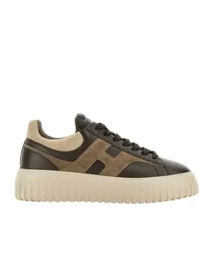 Hogan H-stripes Sneakers - Brown