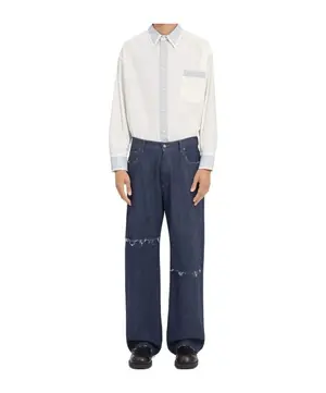 MAISON MARGIELA Wide-leg Jeans - Blue