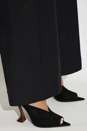 LANVIN Midnight Step" Peep-toe Mules