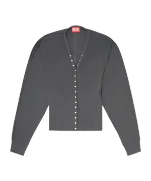 DIESEL® Tencel-blend Cardigan Top With Batwing Sleeves