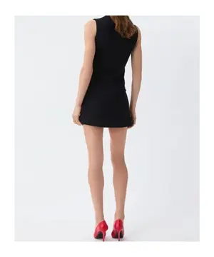 Versace Stretch Viscose Cady Mini Dress