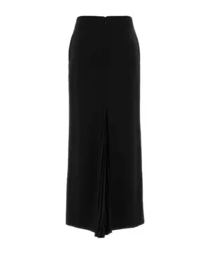 JIL SANDER Pleated-insert Side-pocket Maxi Skirt