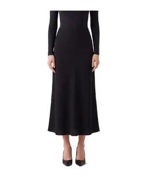 JIL SANDER Maxi Skirt With Pleated Side Pockets
