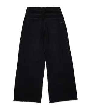 DIESEL® Embellished Raw-cut Jeans