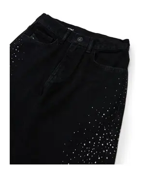 DIESEL® Embellished Raw-cut Jeans