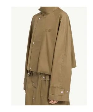 MAISON MARGIELA Cropped Coated Trench Jacket