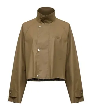 MAISON MARGIELA Cropped Coated Trench Jacket