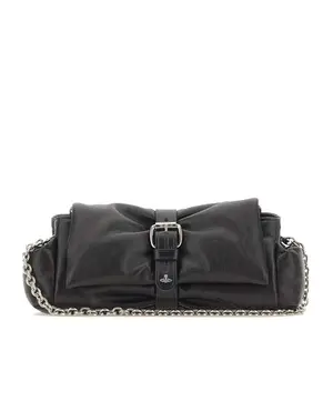 VIVIENNE WESTWOOD Hazel Treasure Shoulder Bag - Black
