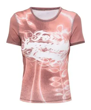 DIESEL® Crew Neck T-shirt - Pink