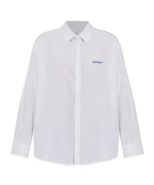 Off-White Long-sleeved Shirt - White