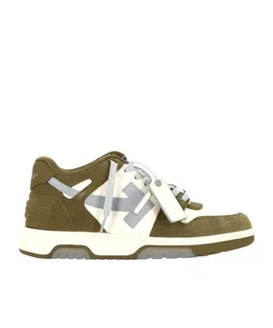 Off-White Round-toe Sneakers - White
