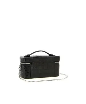 Tory Burch Charlie Vanity Case Crossbody Bag - Black