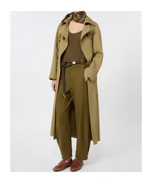 Max Mara Long-sleeved Trench Coat