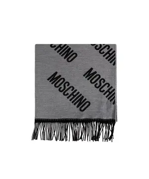 Moschino Tasseled Scarf - Grey