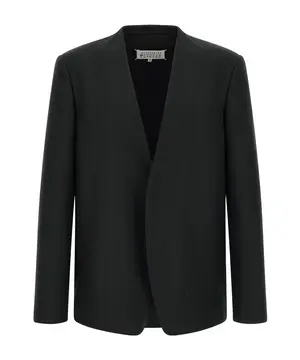 MAISON MARGIELA Long-sleeve Blazer - Black