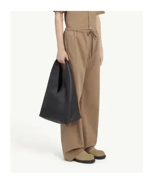 MAISON MARGIELA Drawstring Washed Cotton Trousers