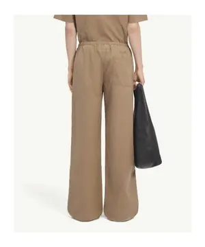 MAISON MARGIELA Drawstring Washed Cotton Trousers