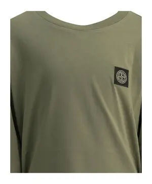 Stone Island Logo-patch Long-sleeve T-shirt