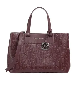 Armani Exchange Logo-debossed Tote Bag - No