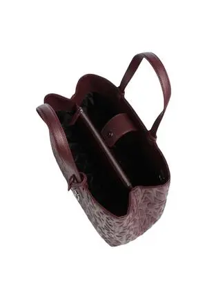 Armani Exchange Logo-debossed Tote Bag