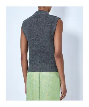 Marni Wool Vest With Lurex Detailing