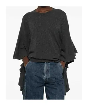 UMA WANG Asymmetrical Hem Pullover