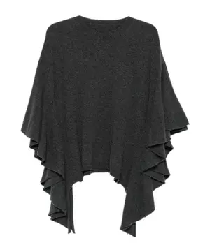 UMA WANG Asymmetrical Hem Pullover - Dark Grey