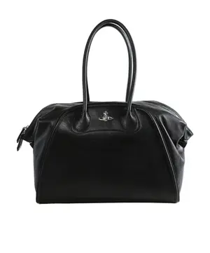 VIVIENNE WESTWOOD Shirley Top Handle Handbag - Black