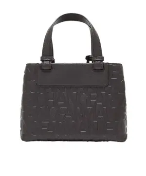 Armani Exchange Embossed Logo Tote Bag