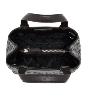 Armani Exchange Embossed Logo Tote Bag