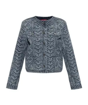 DIESEL® Button-down Casual Jacket - Blue