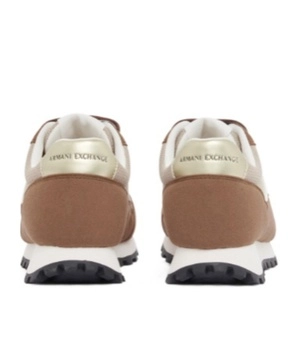 Armani Exchange Sneakers In Mesh And Microsuede