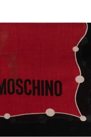 Moschino Patterned Scarf - Red