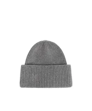 Max Mara Ribbed Hat - Grey