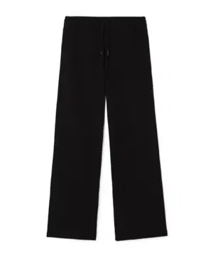 Burberry Check Label Cotton Track Pants - Black